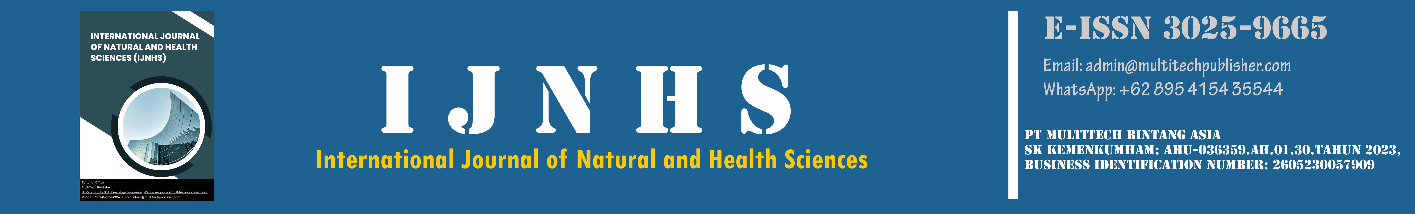 About the Journal | International Journal of Natural and Health Sciences